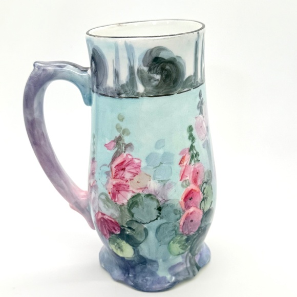 Austria | Accents | Antique Hand Painted Floral Mug Tankard From Vienna ...